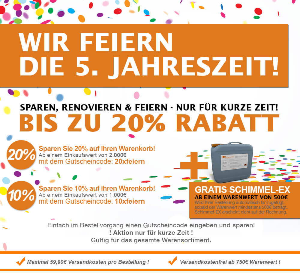 Klimaplatten Rabattaktion – Sparen Sie noch mehr!